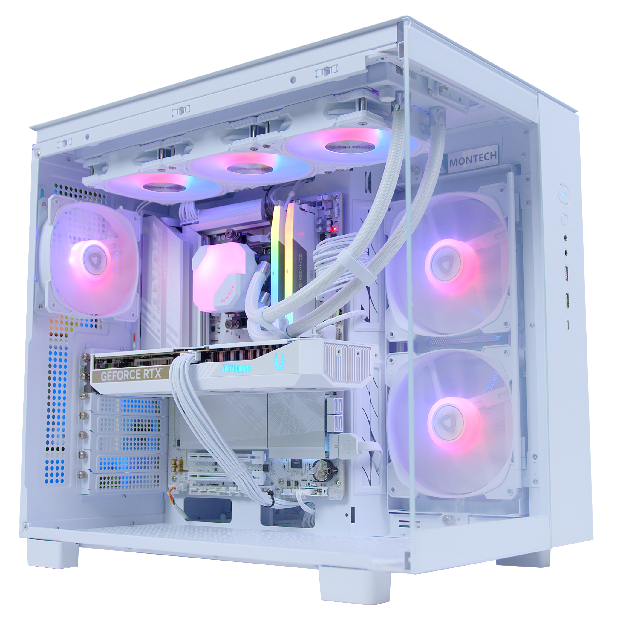 GeekaPC 'Frost' Gaming PC (RX 9070 / RTX 5070)